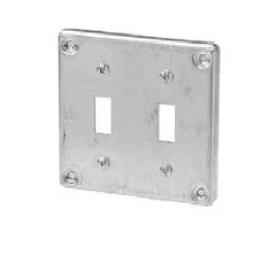 Toggle Switch Metal Cover Plate for 4X4 Metal Box - Advantek LED ...