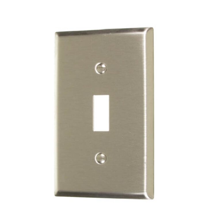 STAINLESS STEEL TOGGLE SWITCH WALL PLATE - Advantek LED Lighting ...