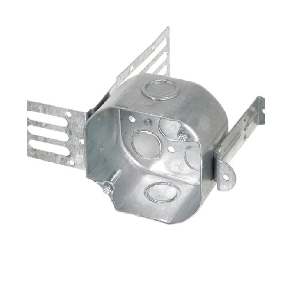 Steel Stud 2-1/8 Deep Octagon Box with wrap around bracket - Advantek ...